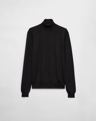 Prada Rollkragenpullover aus Kaschmir und Seide