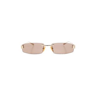Balenciaga Gossip Rectangle Sonnenbrille - - Accessories - Damen - Gelb - ONE SIZE
