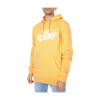 Vans Orange Hoodie Regular Fit Kordelzug Kapuze Fronttasche Einfarbig 100% Baumwolle - - Sweatshirts & Hoodies - Herren - Orange - XS