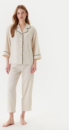 Benetton United Colors Of Benetton Pyjama 4T3U3P00R Écru Relaxed Fit