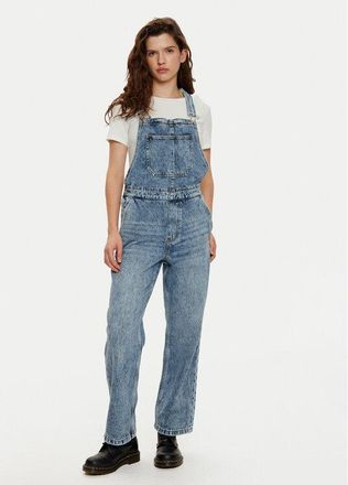 Mustang Jeans Mustang Latzhose Olympia 1015583 Blau Loose Fit