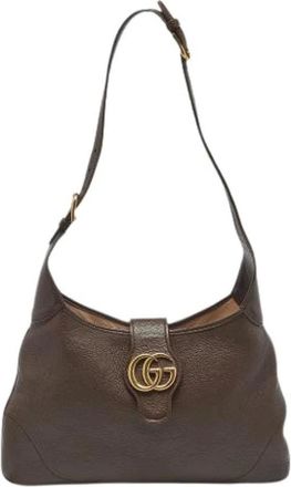 Gucci Sac bandouli&egrave;re vintage Pre-owned - Femme - Pre-owned - Brun - Taille: ONE Size