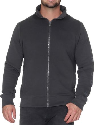 Elbsand Levin Herren Sweatjacke, Zip-Jacke, Stehkragen, Leistentaschen, Stehkragen, Leistentaschen, schmal geschnitten