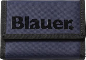 Blauer Blaue Herrengeldb&ouml;rse mit Klettverschluss - - Accessories - Herren - Blau - ONE SIZE