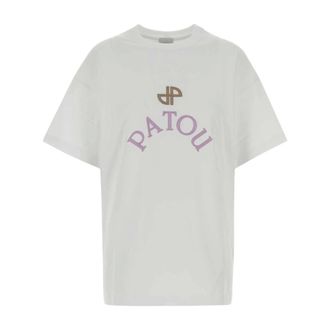 Patou Femme, Tops, Blanc, Taille: 40 FR T-shirt oversize