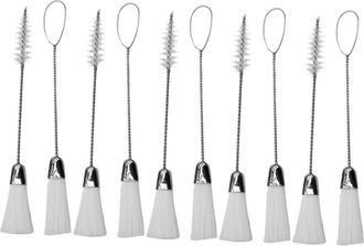Frcolor 10 Stück Teiliges Reinigungsbürsten Tastatur und Nähmaschine Doppelseitige Bürsten mit Verlängertem Design Langlebige Fasern und Ergonomisch Vielseiti