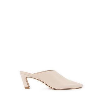 Stuart Weitzman Mule Stassi 50 en cuir mat