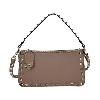 Valentino Garavani Femme, Sacs, Brun, Taille: ONE Size Sac en Cuir Clout&eacute;