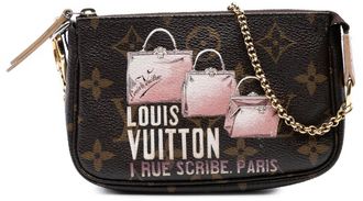 Louis Vuitton Crossbody Bags - Monogram Affiche Mini Pochette Accessoires - Gr. unisize - in Braun - f&uuml;r Damen