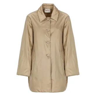 Marella Femme, Manteaux, Beige, Taille: 38 FR Single-Breasted Manteaux