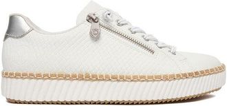 Rieker Sneakers aus Stoff M2940-80 Wei&szlig;