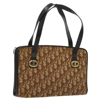 Dior Pre-owned Vintage Trotter Canvas Handtasche - - Pre-owned - Damen - Braun - ONE SIZE