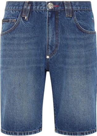 Philipp Plein Herren, Shorts, Blau, W40Gr&ouml;&szlig;e