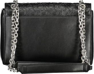 Calvin Klein Logo Snap Closure Wallet - Black