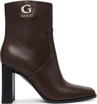 Guess Stiefeletten FLFGED LEA10 Dunkelbraun