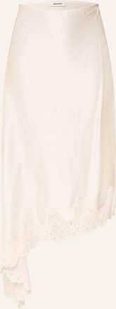 Sandro Sandro Satinrock Mit Spitze weiss