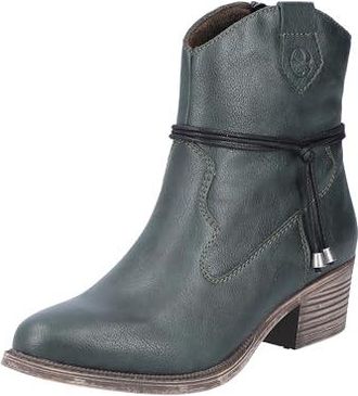 Rieker Femme 73158 Bottines, Vert, 42 EU