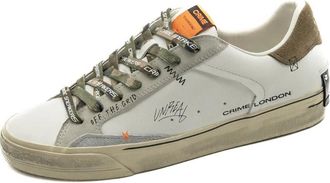 Crime London Homme, Chaussures, Blanc, Taille: 41 EU 19071 Distressed