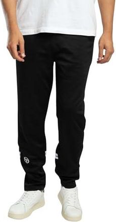 Sergio Tacchini Homme Pantalon De Jogging Orion Track, Black/White, XL