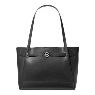 Michael Kors Kiesel Leder Tote - - Bags - Damen - Schwarzk - ONE SIZE