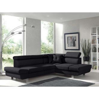 Best Mobilier Bestmobilier - Lisbona - canap&eacute; dangle droit convertible - 5 places - avec t&ecirc;ti&egrave;res