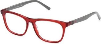 Guess unisex, Accessoires, Rouge, Taille: 49 MM Rectangle Optical Frame