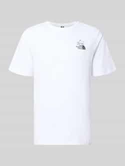 The North Face T-Shirt mit Label-Print und Rundhalsausschnitt