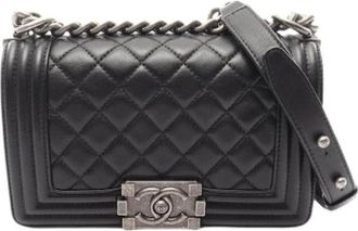 Chanel Sac bandouli&egrave;re vintage doccasion - Femme - Pre-owned - Noir - Taille: ONE Size