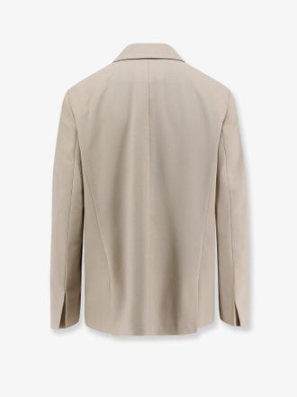 Closed Womens Blazer Virgin Wool Blend Beige Shell: Polyester Blazers Jacket