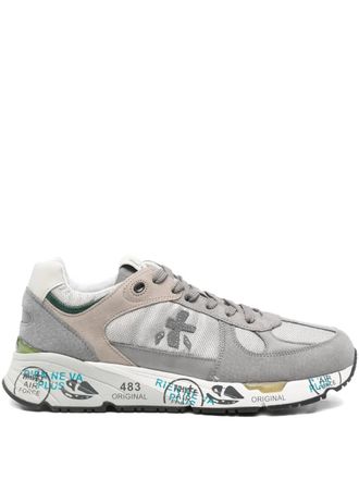 Premiata Sneakers mit Logo-Applikation - Grau