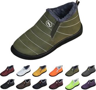 Generic Bottes neige pour hommes imperm&eacute;ables - Bottes dhiver pour femmes avec doublure - Bottes dext&eacute;rieur - Bottes pour pieds larges - Snowboots - Basses ch