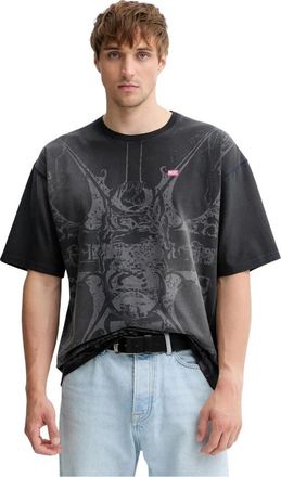 Diesel Homme, Tops, Noir, Taille: 2XL T-shirt T-Boxt-T13