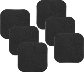 Generic Laufmatte auf Teppichboden - 6 St&uuml;ck, rutschfest, intensiver Gebrauch - f&uuml;r Heimtrainer und Ruderger&auml;t - f&uuml;r Wohnung, Garage, Training, Fitness und Au