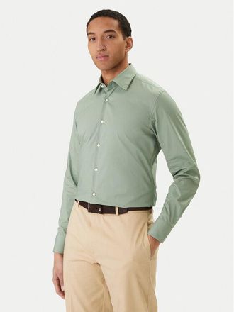 HUGO BOSS Hemd H-Hank 50469345 Gr&uuml;n Slim Fit