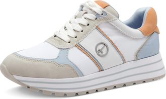 Tamaris Schnürer Damen Vegan sportlich blau,EU 41