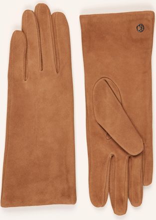 Otto Kessler Kessler Lederhandschuhe Ava Mit Cashmere braun