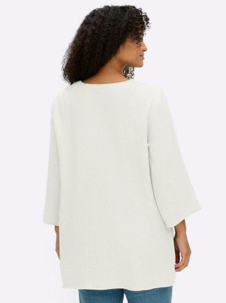 Sheego Klassische Bluse Tunika 3/4-Arm