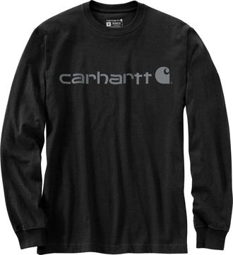 Carhartt Work in Progress Relaxed Fit Heavyweight Long-Sleeve Logo Graphic T-Shirt