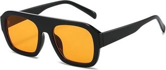 Generic Lunettes De Soleil Unisexes Grand Format For Lext&eacute;rieur, Id&eacute;ales For Les Trajets Domicile-travail, Le Sport Et La Conduite(Yellow)