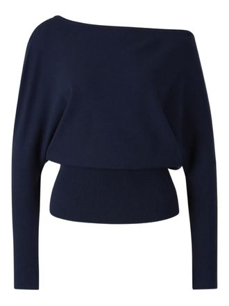 SIMKHAI pull Lavina &agrave; design drap&eacute; - Bleu
