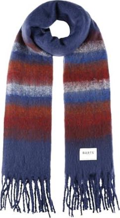Barts Echarpe Tylur Soft Femme - echarpe a franges pour lhiver Hiver automne-hiver - taille unique bleu fonce