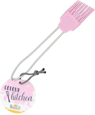 RBV BIRKMANN Birkmann, universeller Backpinsel mit Silikonkopf und Griff aus Edelstahl, lebensmittelecht und hitzebest&auml;ndig bis 230 &deg;C, sp&uuml;lmaschinengeeignet, rosa
