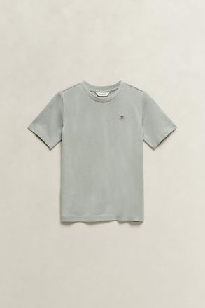 GANT Kinder Shield T-Shirt (110/116) CERAMIC Grau