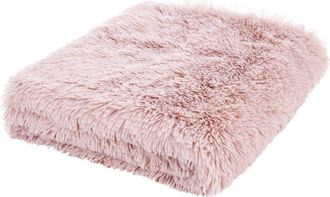 Catherine Lansfield Kuschelige Hochflor-Decke, Überwurf, 150 x 200 cm, Blush Pink