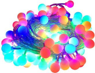 Valiclud Lichterkette Kugellampe Runde Kunststoffkugellampe Für Festtagsleuchte Und Partydekoration Modellierlampe Aus Runder Kugel Für Festtagsdekoration