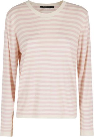 Seventy Femme, Tops, Rose, Taille: 38 FR Striped Sweater
