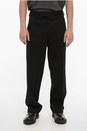Neil Barrett Loose Fit Neoprene Pants with Belt Loops size 52