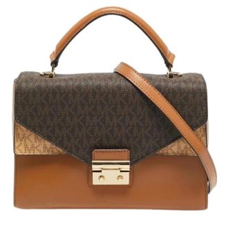 Michael Kors Sac &agrave; main en toile Pre-owned - Femme - Pre-owned - Brun - Taille: ONE Size