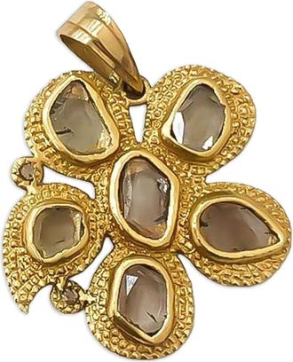 Coomi pendentif fleur en or 20ct