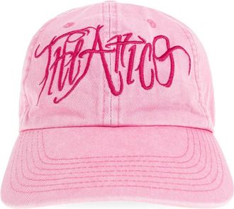 The Attico Femme, Accessoires, Rose, Taille: L/Xl Logo Embroidered Baseball Cap